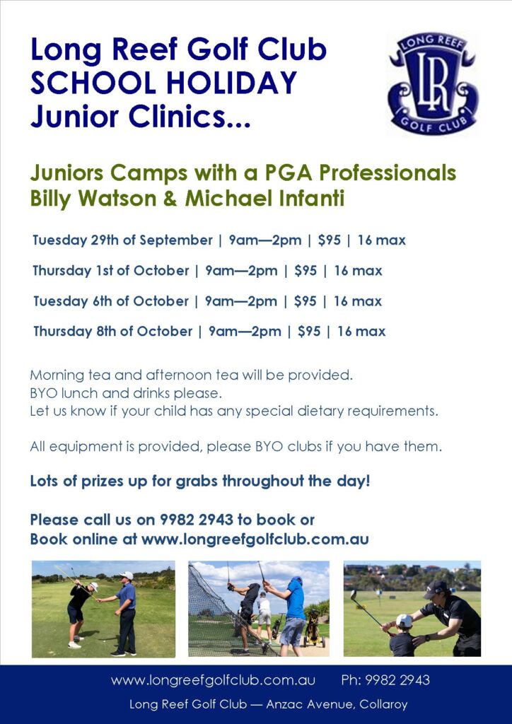 Junior Golf & Development Program - Long Reef Golf Club